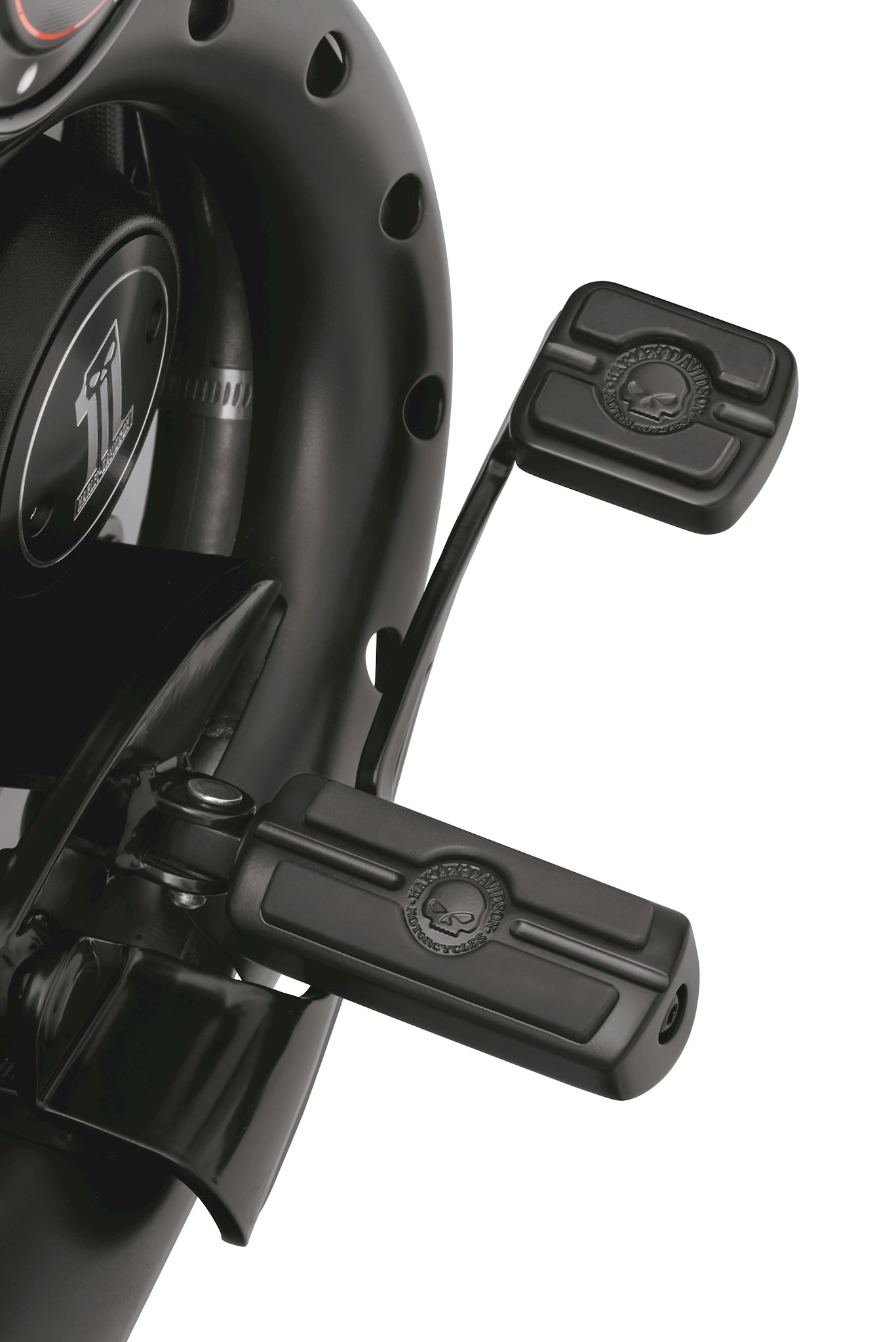 50501288 - Willie G Skull Collection - Footpegs - Black ￫ Motor Saloon ...